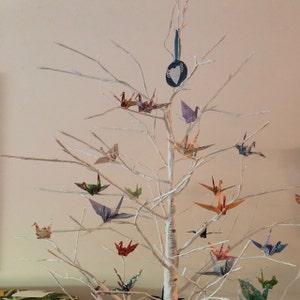 40 Small Origami Cranes Origami Paper Cranes Origami Crane Made of 7 ...