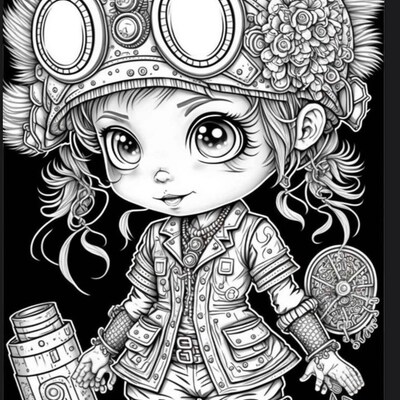 60 Fantasy Adventure Coloring Pages Printable Coloring Book Coloring ...