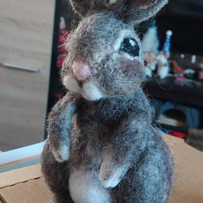 Adorable Needle Felted Spring Lamb - Etsy