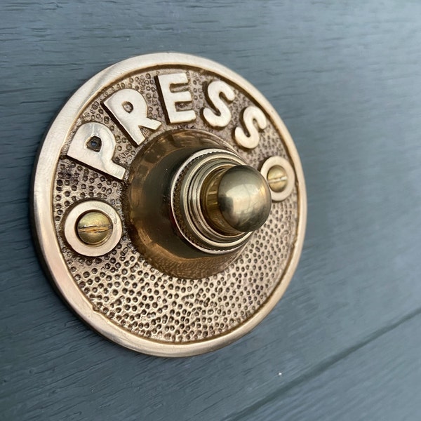 Vintage | Press | Button | Door | Bell | Doorbell | Antique | Steampunk ...