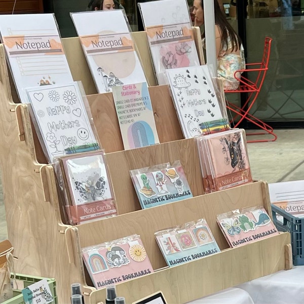 Craft Show Display Stand, Table Top Shelf, Farmers Market Display ...