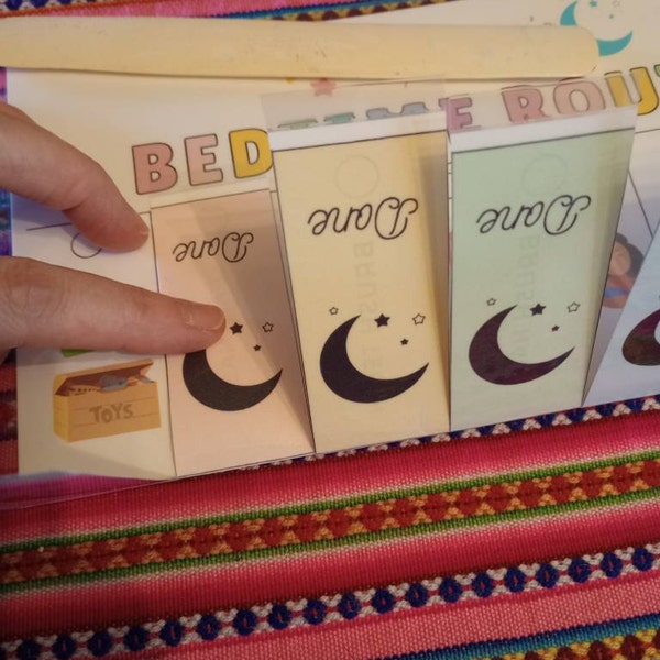 Buy Kids Flip Routine Chart Editable Printable,morning Flip Done ...