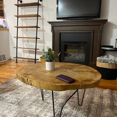 Live Edge Coffee and End Tables Custom Live Edge Coffee - Etsy