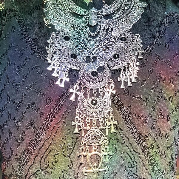 Vampire Ankh Double Neckpiece (limited Edition) - Occult Vampire Ankh ...