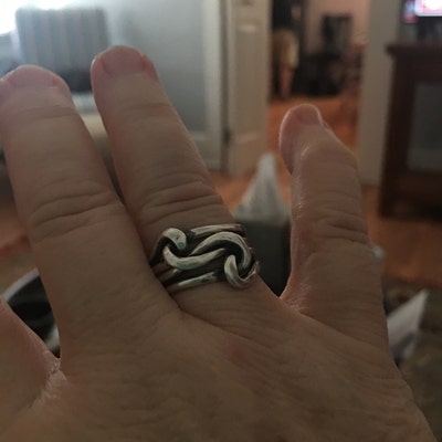 Stack Ring, Silver Stacking Granulation Ring, Pebble Stack Rings, Artisan Rings, Stack Ring for ...