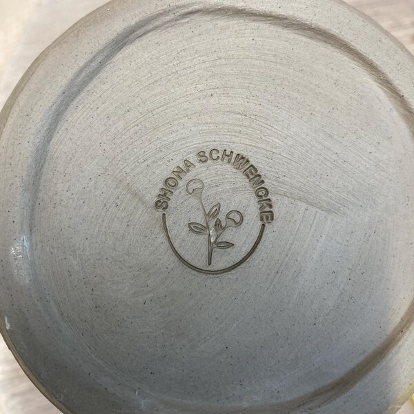 Custom Clay Signature Stamp, Monogram Pottery Stamp, Ceramic Stamp for ...