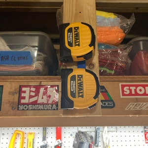 Tape Measure Hanger under Shelf or Wall - Etsy