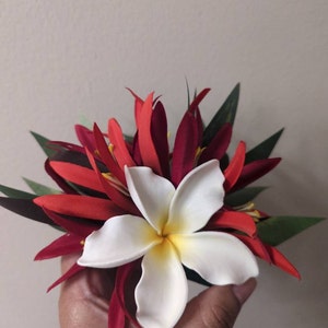 Polynesian Headdress Lei Po'o Premium Tahitian Flower Crown for Ahuroa ...