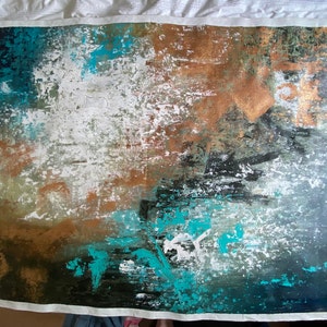 Textured Abstract Painting Large Acrylic Painting Original | Etsy