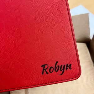 Personalized Portfolio Custom Engraved Portfolio - Etsy