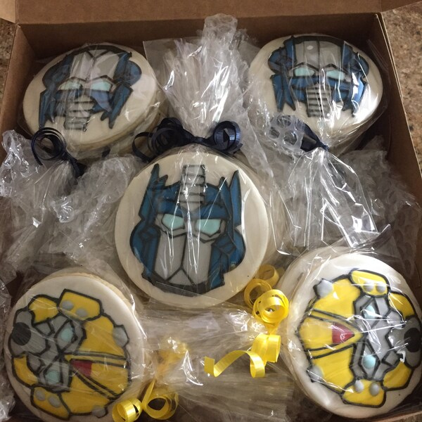 Transformers Cookies - Etsy