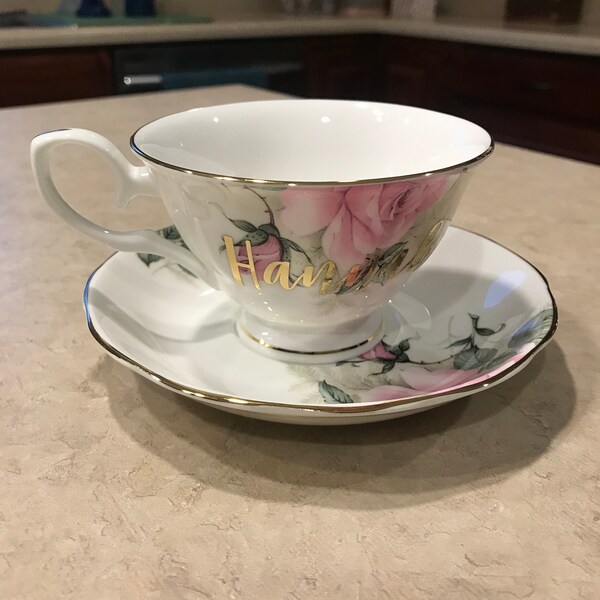 Tea Cup | Personalized Tea Cup | Custom Tea Cup | Tea Lover Gift ...