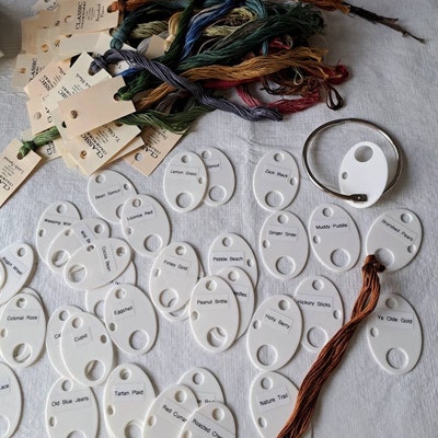 Floss Drops, Thread Drops, Thread Drops Cross Stitch, Floss Tags ...