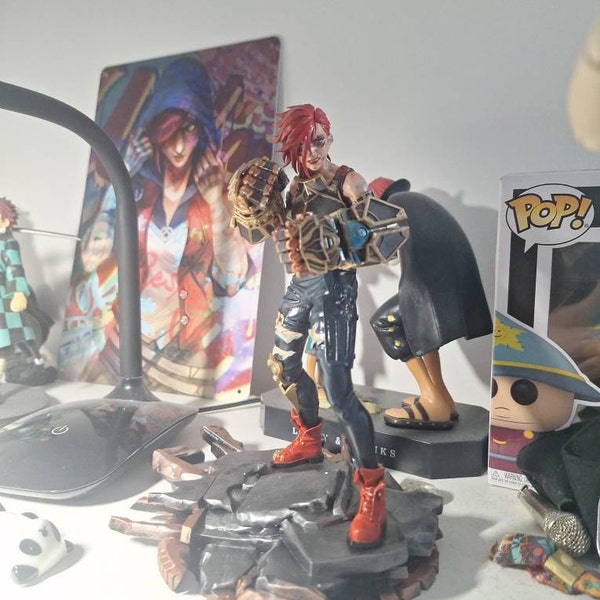 Hand-painted Vi Figurine | 3D Printed Statue | Unique Gamer Gift | Vi ...
