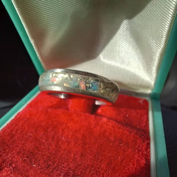 Sterling Silver Inlay Ring Blank: 925 Channel Ring for Makers - Etsy