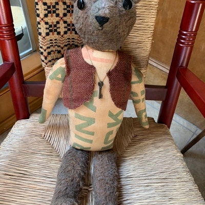 Elijah Bear PATTERN Paper Version, Delivered to Your Mailbox - Etsy