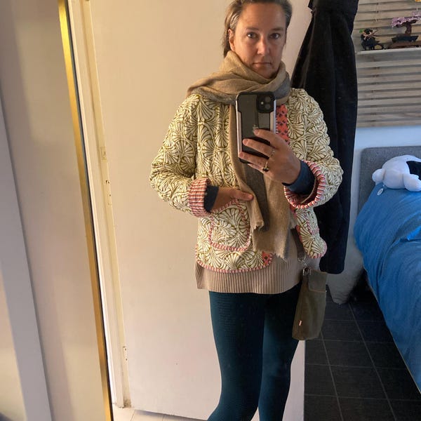 Cotton Women's Quilted Jacket Patchwork Boho Style Quilted Handmade ...