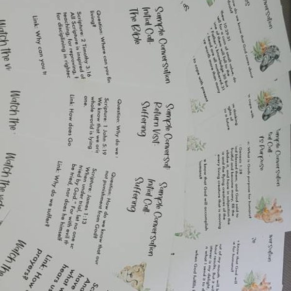 Mini Postcards JW Bee Was It Designed Informal Witnessing - Etsy