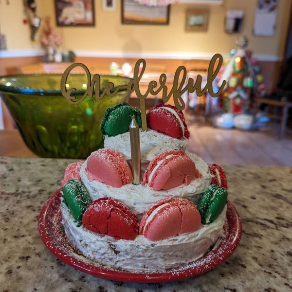 One-derful Cake Topper - Birthday Cake Topper - Birthday Cake - First ...