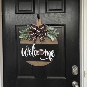Football Front Door Decor Football Sign Sports Sign Football Football ...