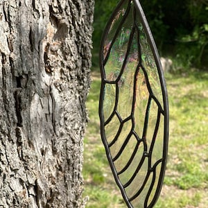 Iridescent Stained Glass Cicada Insect Wing Suncatcher - Etsy
