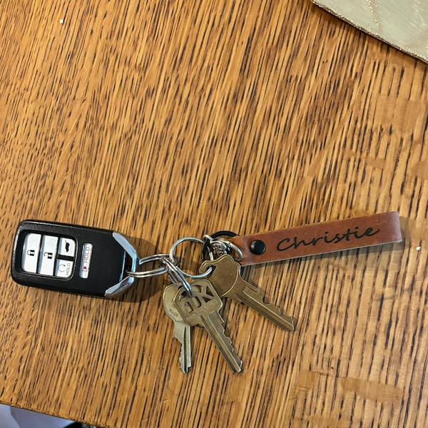 In MEMORY Of, MEMORIAL KEYCHAIN, Memorial Leather Gift, Remembrance ...