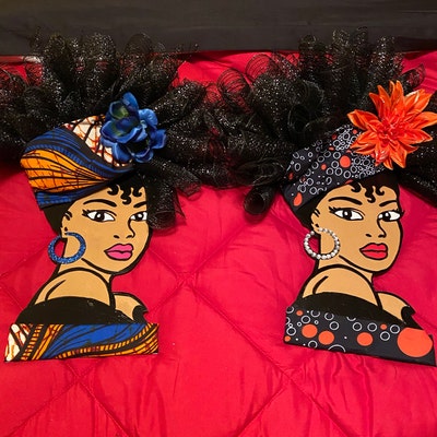 BULK BUY, Diva Scarf Wreath Rail, Afro Wreath, Diva Wood Blank, Door ...