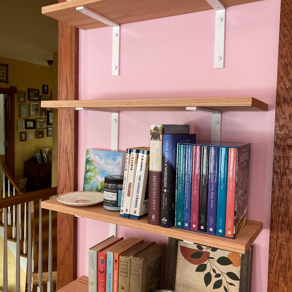 Corner Shelf Bracket for Floating Shelves, Variety of Sizes, Black ...