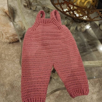 Crochet Pattern Baby Overalls Newborn to 24 Months - Etsy