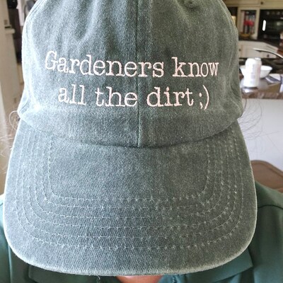 Custom Text Embroidered Hat, Personalized Cap, Vintage Baseball Hat ...