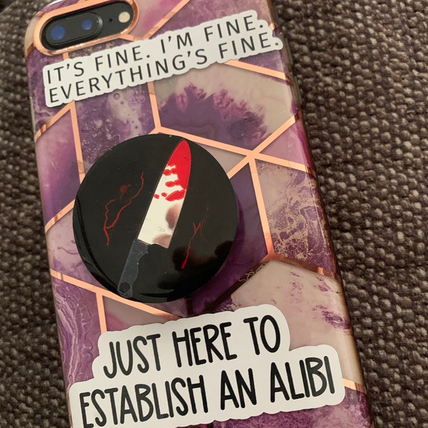 Horror Movie Knife Inspired Popsocket - Etsy
