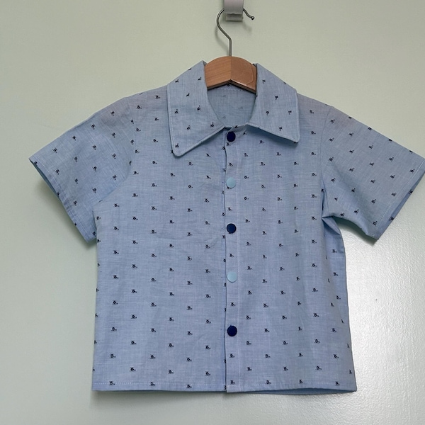 Shirt Sewing Pattern for Kids, Boy's Shirt Pattern, Kids Pattern, PDF ...