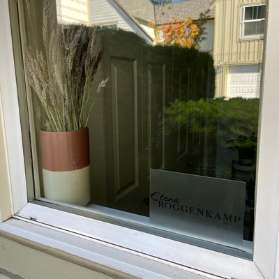 Frosted Arch Acrylic Sign Small Acrylic Business Signs Signage for ...