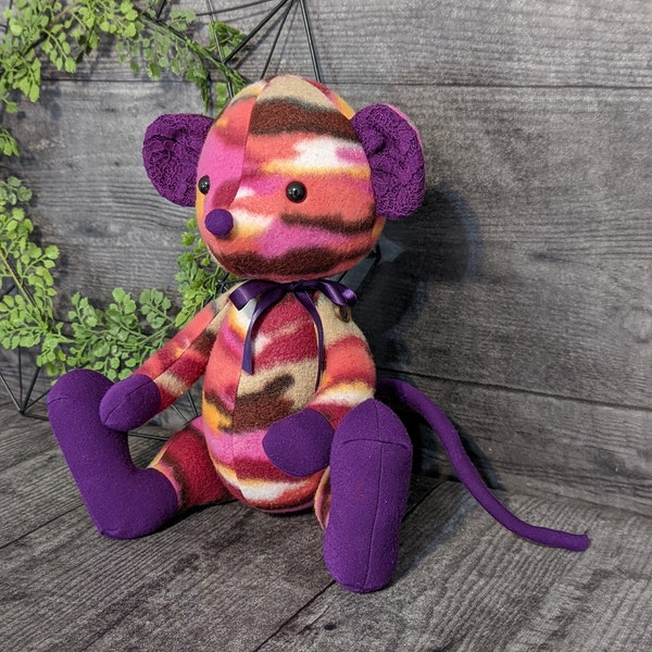 Jointed Stuffed Mouse - PDF Sewing Pattern & Tutorial |how to Sew a Toy ...