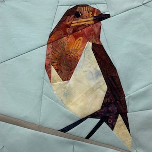 The Snowy Owl Foundation Paper Pieced Pattern FPP Quilt Block - Etsy