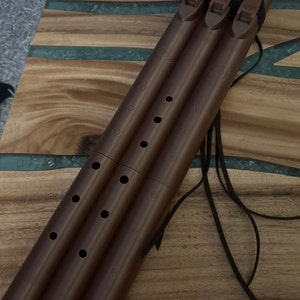 3D Printed Triple Flute, Key of Low D, Native American Style - Etsy