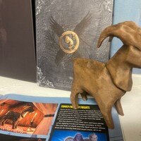 3D Printed Hand-painted Goat of Warding Statue Figure Inspired by ...