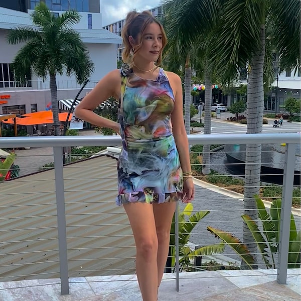 PDF Flower Ruffle Fanci Club Inspired Sewing Pattern Tutorial | A4, A0 ...