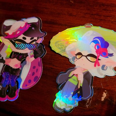 Splatoon Idols Holographic Vinyl Sticker - Etsy