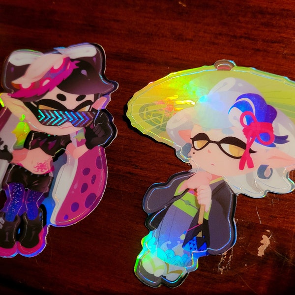 Splatoon Idols Holographic Vinyl Sticker - Etsy