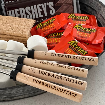 Smores Menu Box Smores Container Box Bonfire Snack Box Smores Menu ...