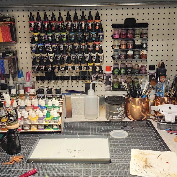 Spinrack Paint Rack for 54 10ml Tamiya, AK, Mr. Hobby, Etc. Bottles - Etsy