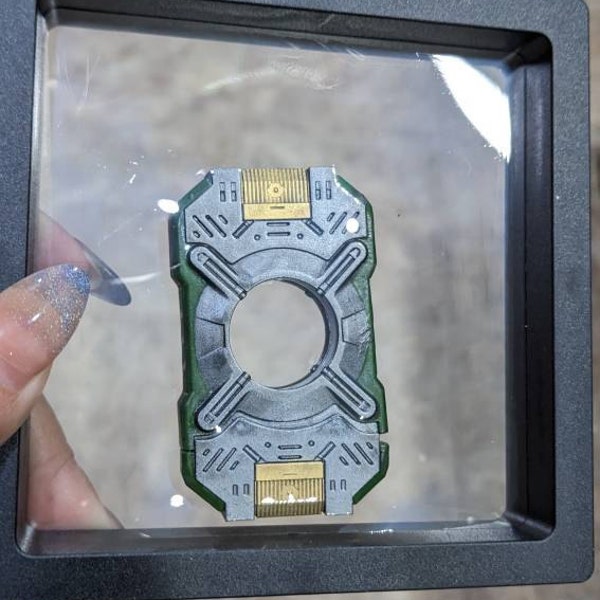 Hand-painted Halo Inspired AI Data Chip Light-up Prop - Etsy