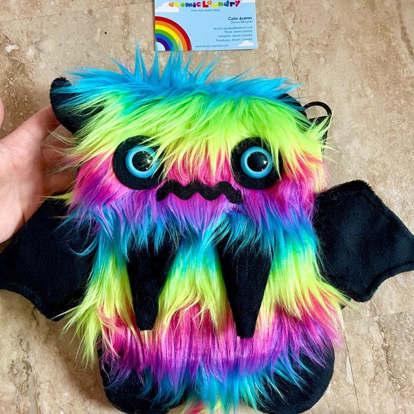 Atomic Laundry Apparel Neon Rainbow Fluffy Legwarmers/raver/gogo ...