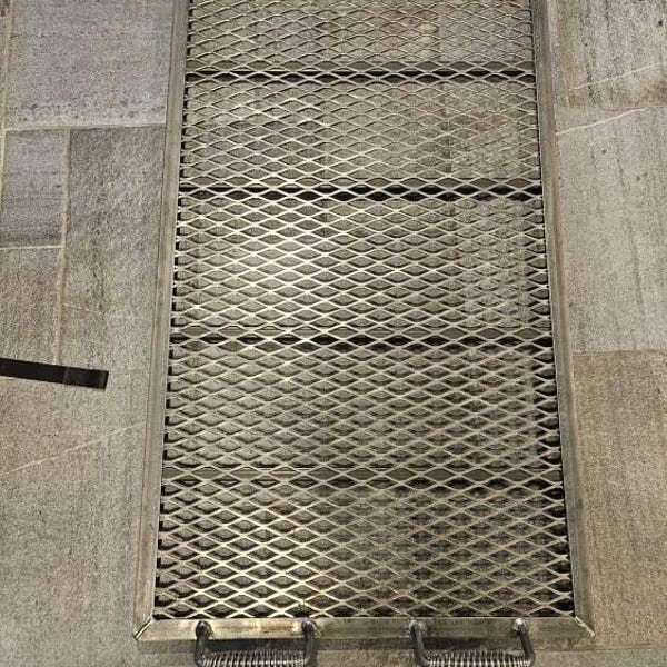 Lift off Dome Fire Pit Safety Screen 304 Stainless Mesh Steel, Round ...