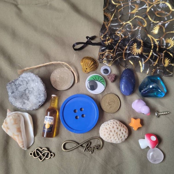 Mystery Treasure Mix: Goblincore Charms, Trinkets, and Craft Supplies ...