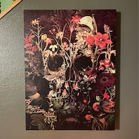 Skull Sticker Set of Ten Skull Art Sticker Set Gothic Skull - Etsy