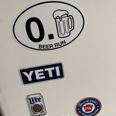 Beer Run Magnet Decal Car / Truck / Camper / Bumper / Cooler - Etsy
