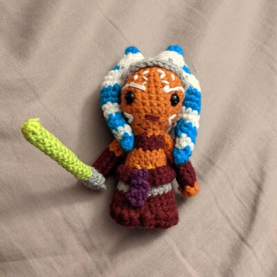 Young Ahsoka Tano Star Wars Mini Amigurumi Pattern PDF Crochet Pattern ...