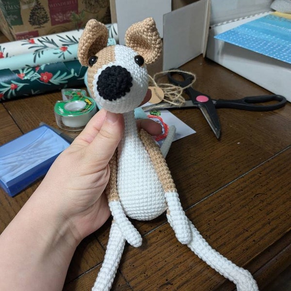 Greyhound Plush, Whippet, Italian Greyhound, Stuffed Dog, Gift for Dog ...